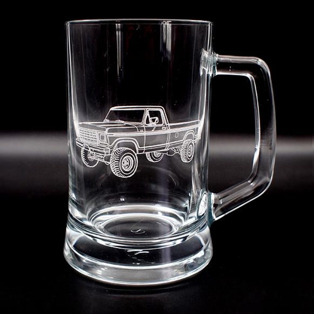 Personalised Ford F150 Pickup Truck Glass Tankard - Choose Tankard ...