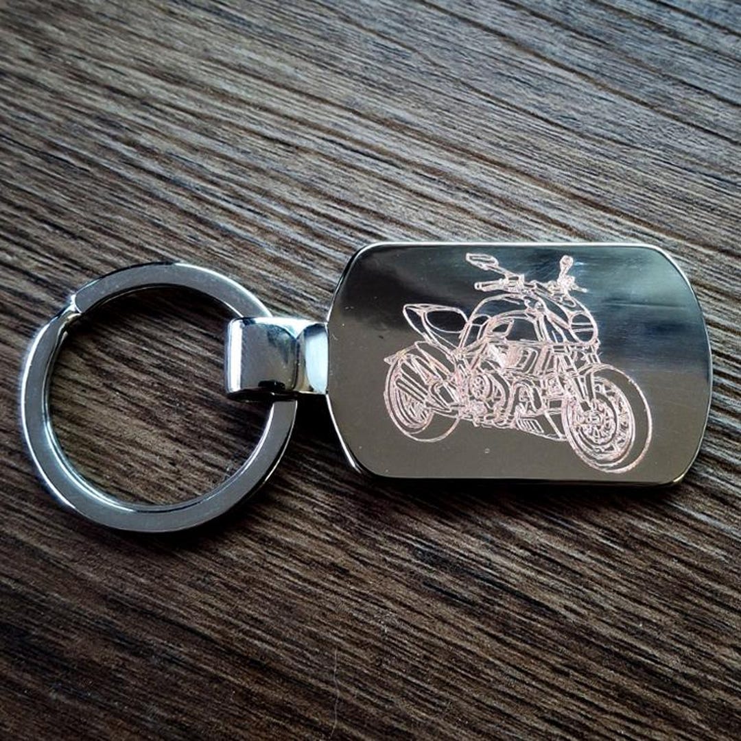 Personalised DUC Diavel Motorcycle Keyring - Choose Design - Power ...