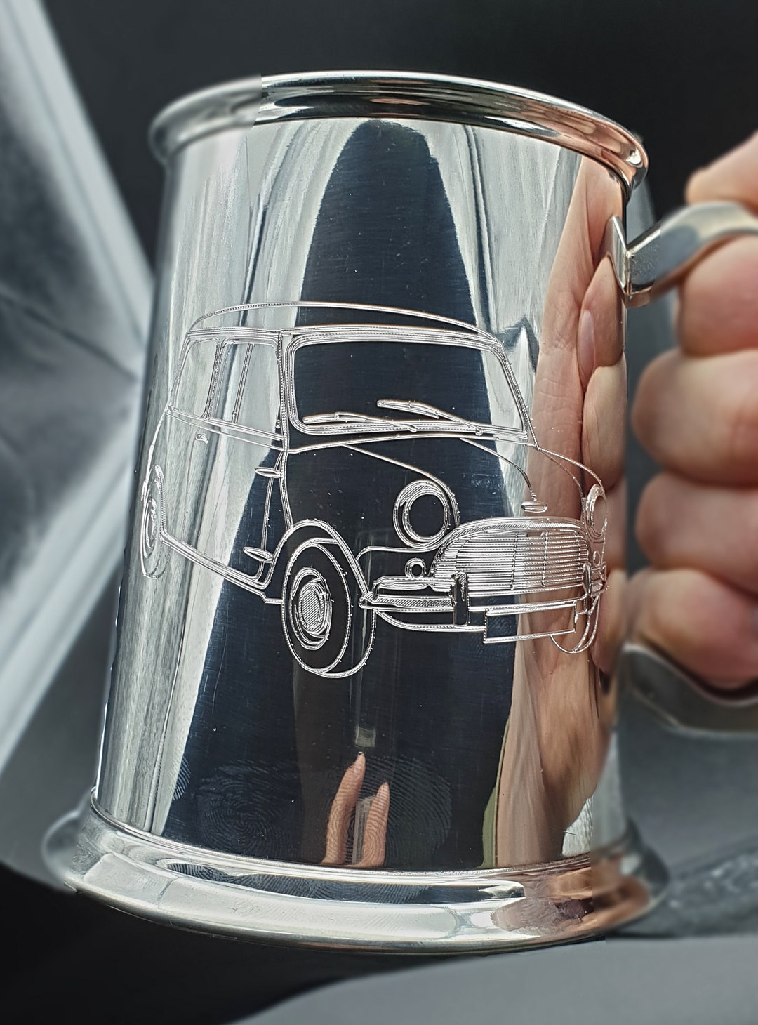 Classic Mini Cooper Pewter Tankard - British Hand Made - Vintage Car ...