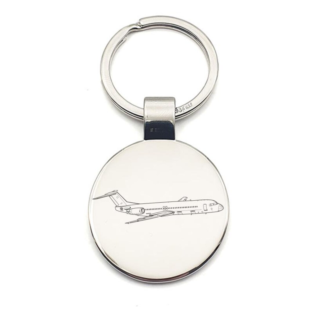 Personalised Fokker 100 Aircraft Keyring - Choose Design - Pilot ...