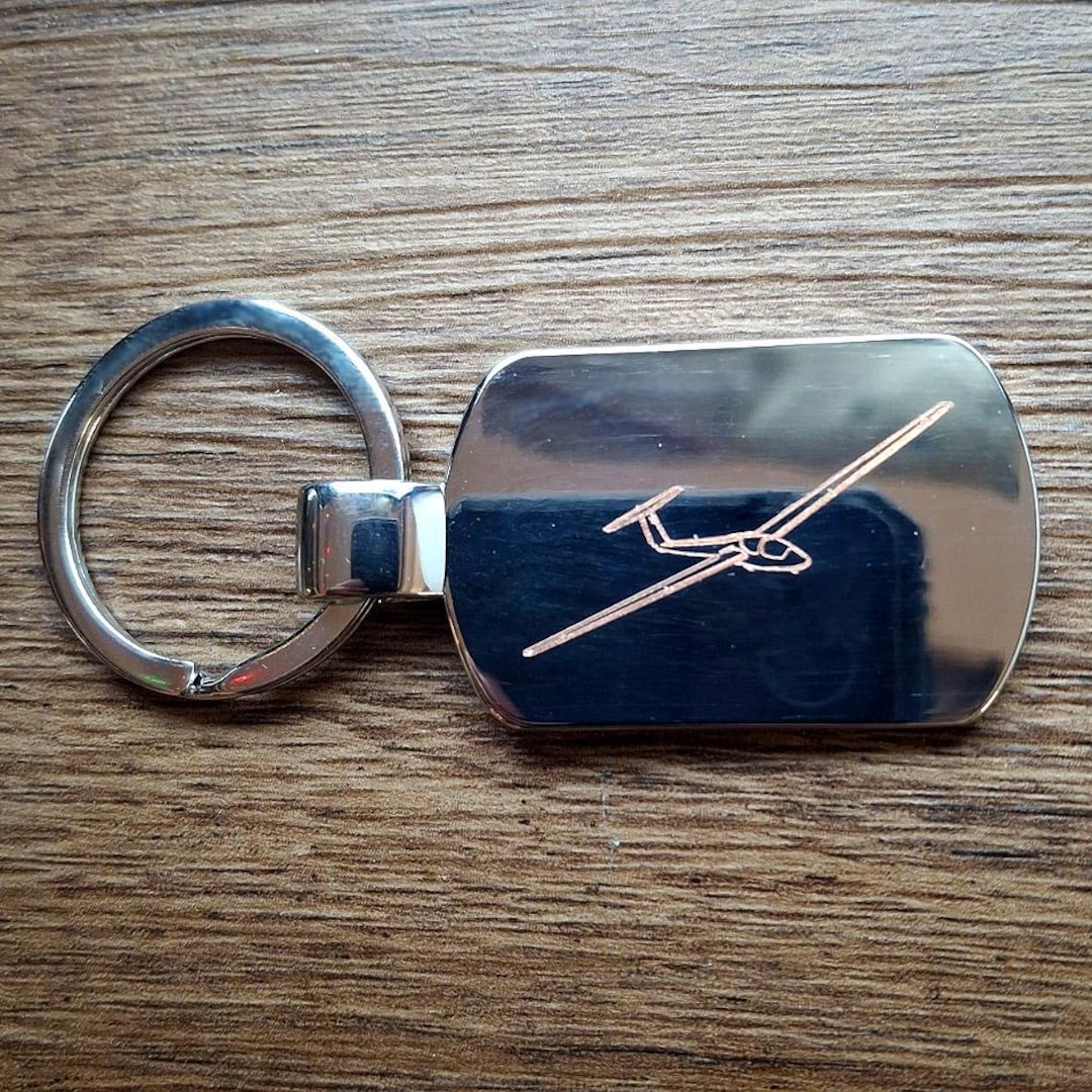 Personalised ASK21 Glider Aircraft Keyring - Choose Design - Private ...