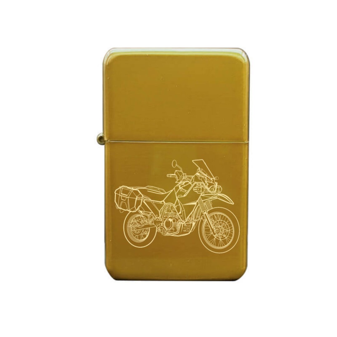 Premium Kawasaki KLR650 Motorcycle Windproof Refillable Lighter - 3 ...