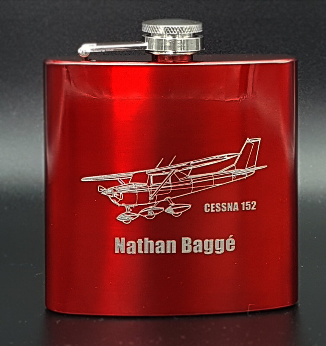 Presentation Cessna 152 Aircraft 6oz Hip Flask - Superb Pilot Aviation ...