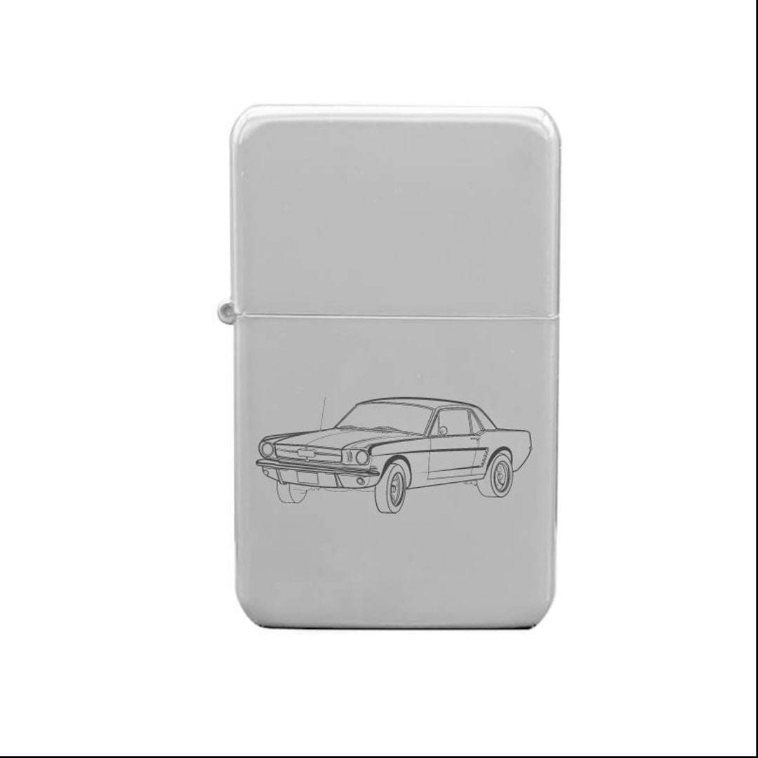 Personalised Ford Mustang Coupe Car Windproof Cigarette Lighter ...