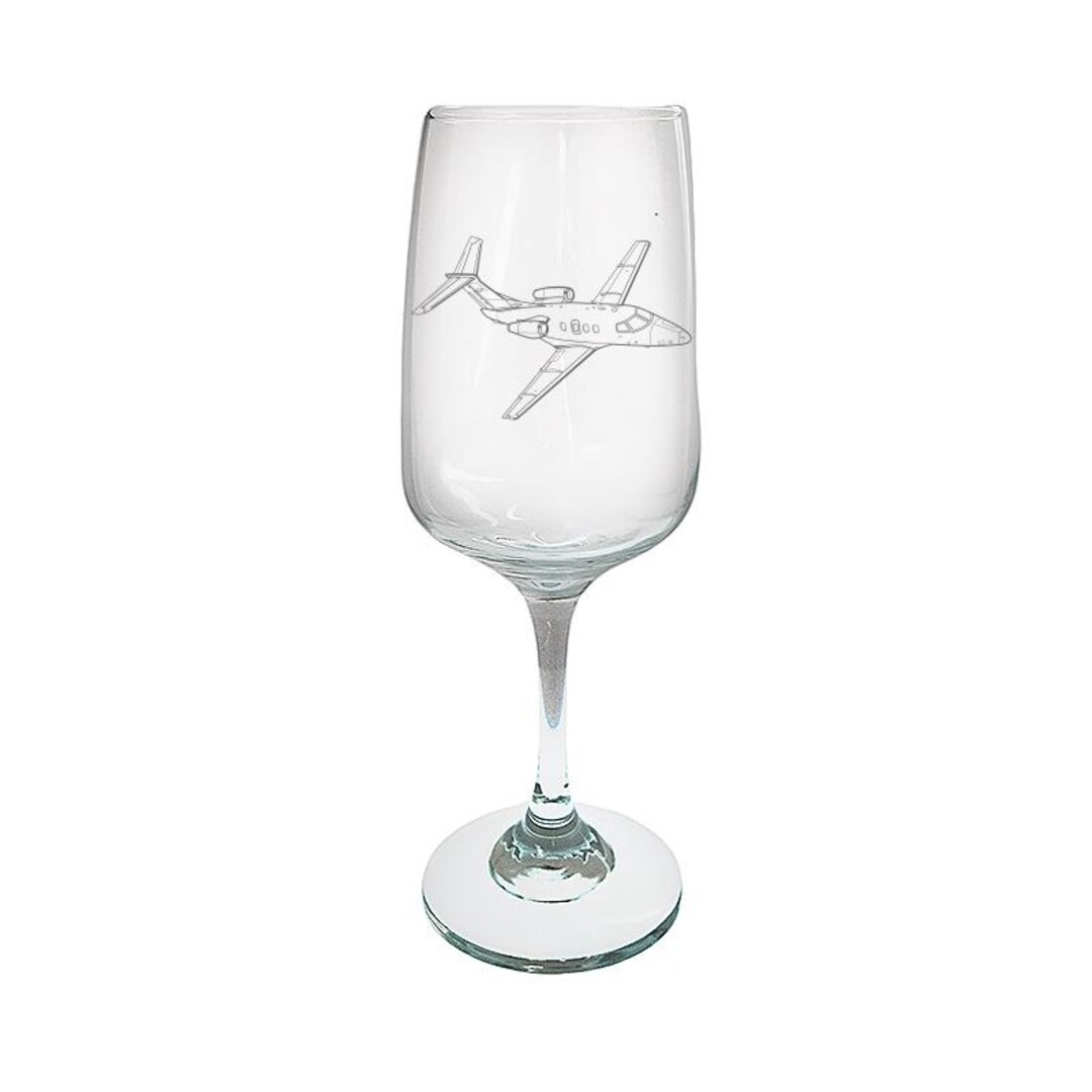 Personalised Embraer Phenom 100 Aircraft Wine Glass - Choose Design ...