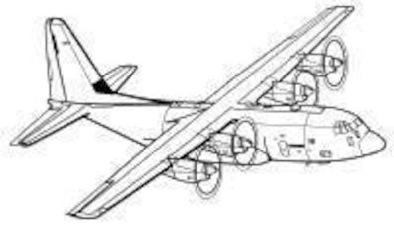 Personalised Lockheed C130 Hercules Aircraft Keyring - Choose Design ...