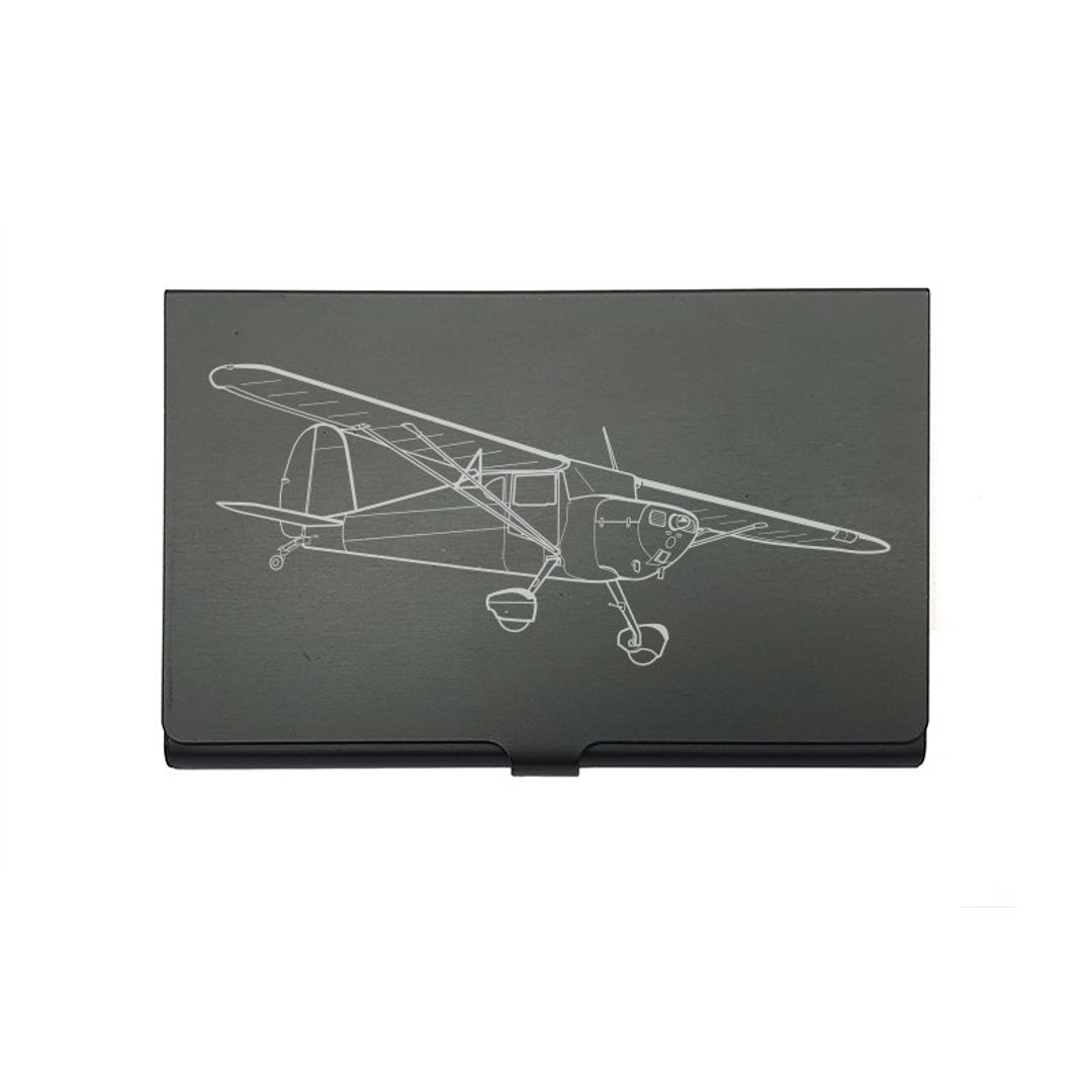 Personalised Cessna 120 Aircraft Card Holder - Business Credit Card ...