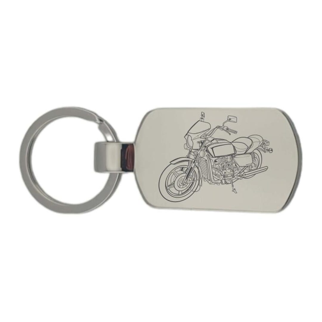 Personalised Classic Goldwing Motorcycle Keyring - Choose Design ...