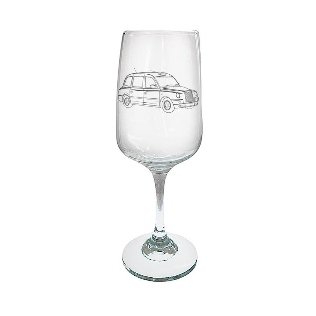 Personalised London Black Cab Taxi Glass | Tumbler, Beer, Wine Glasses ...