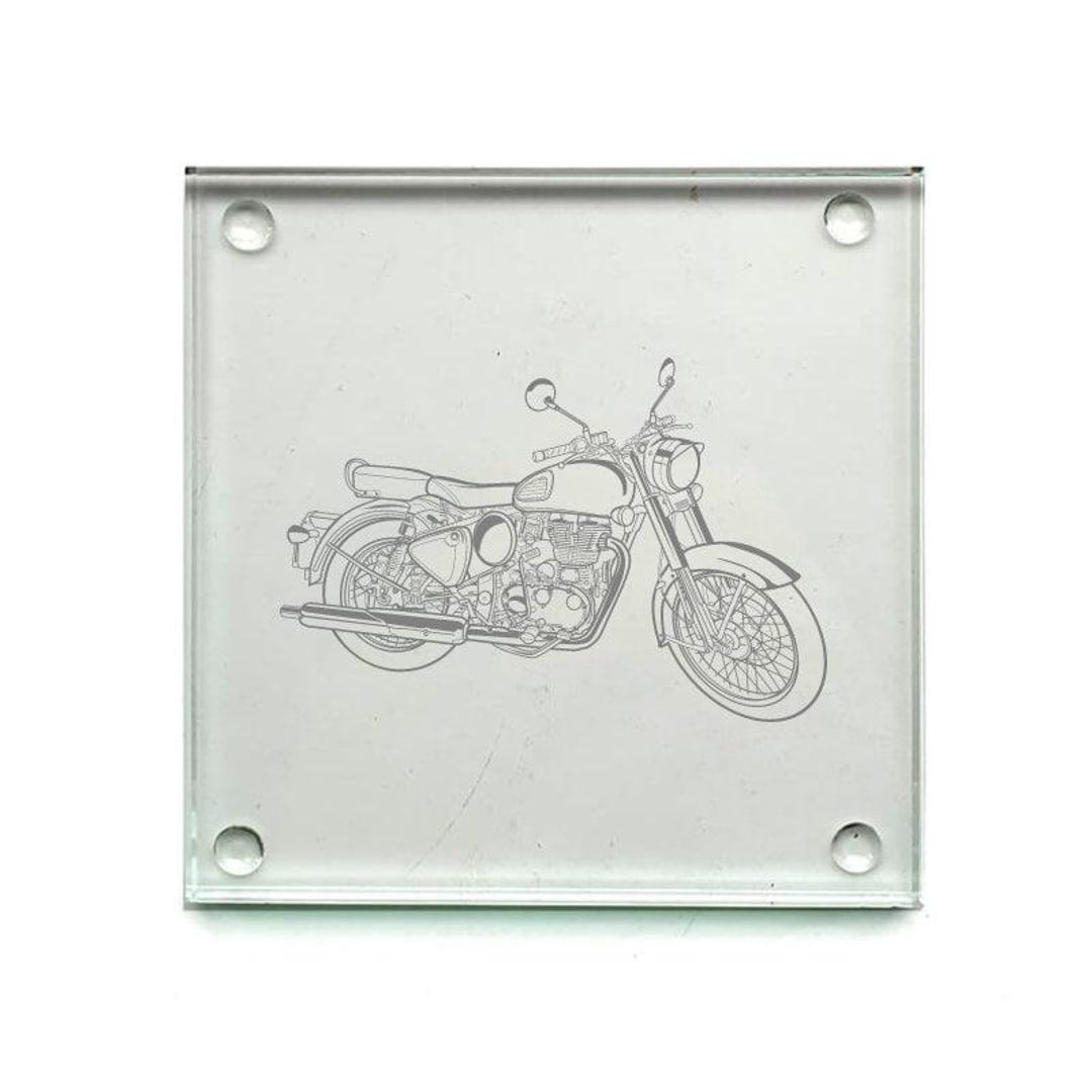 Royal Enfield Classic 500 Motorcycle Drinks Coaster Selection ...
