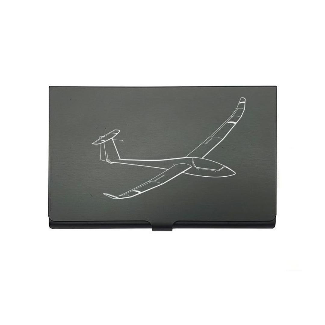 Discus Glider Card Holder – Pilot Gift, Aviation Business Card Case ...