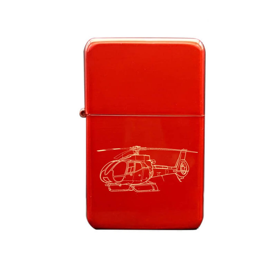 Premium Eurocopter EC130 Helicopter Star Brass Coated Cigarette Lighter ...
