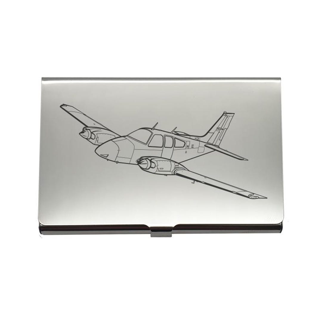 Beechcraft Baron Aircraft Card Holder – Personalised Aviation Gift for ...