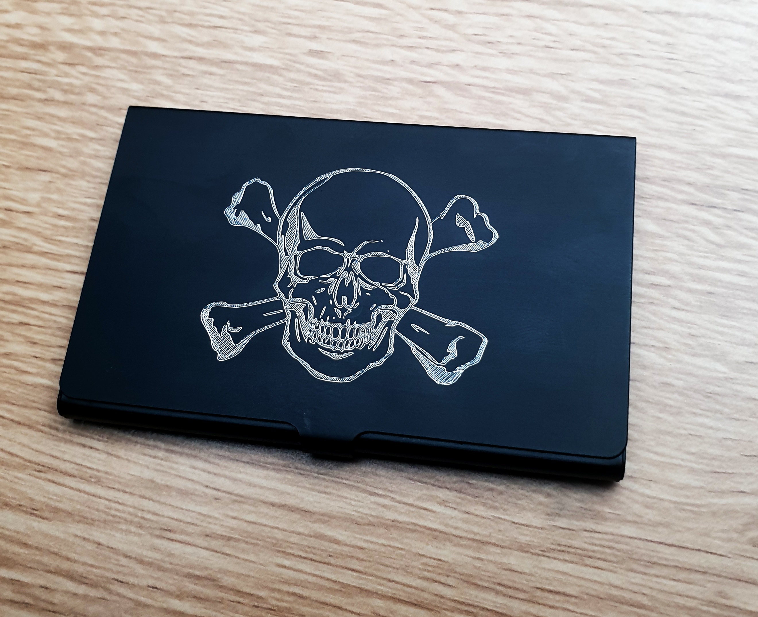 Gothic Emo Skull Crossbones Black Credit Debit Business Card - Etsy
