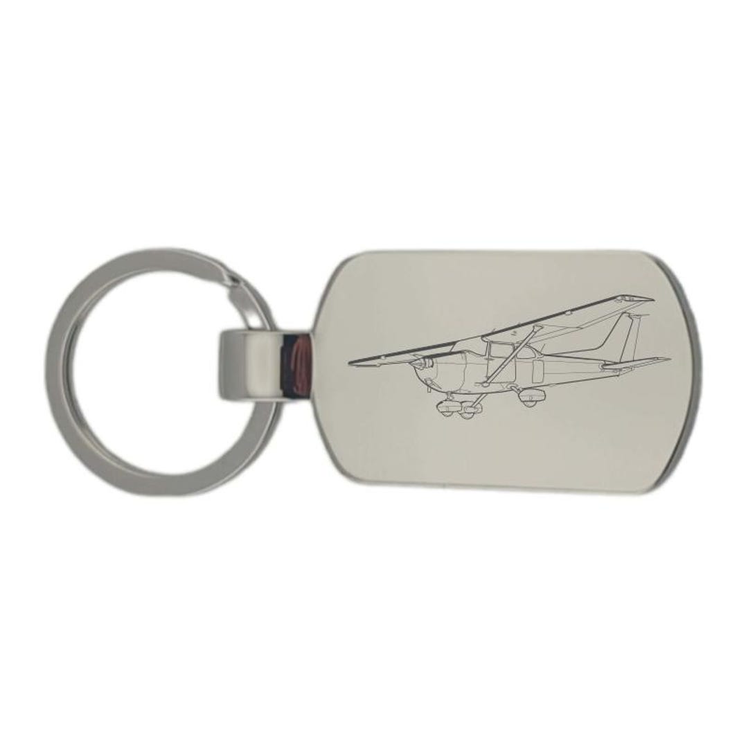 Personalised Cessna 172 Aircraft Keyring - Choose Design - Private ...