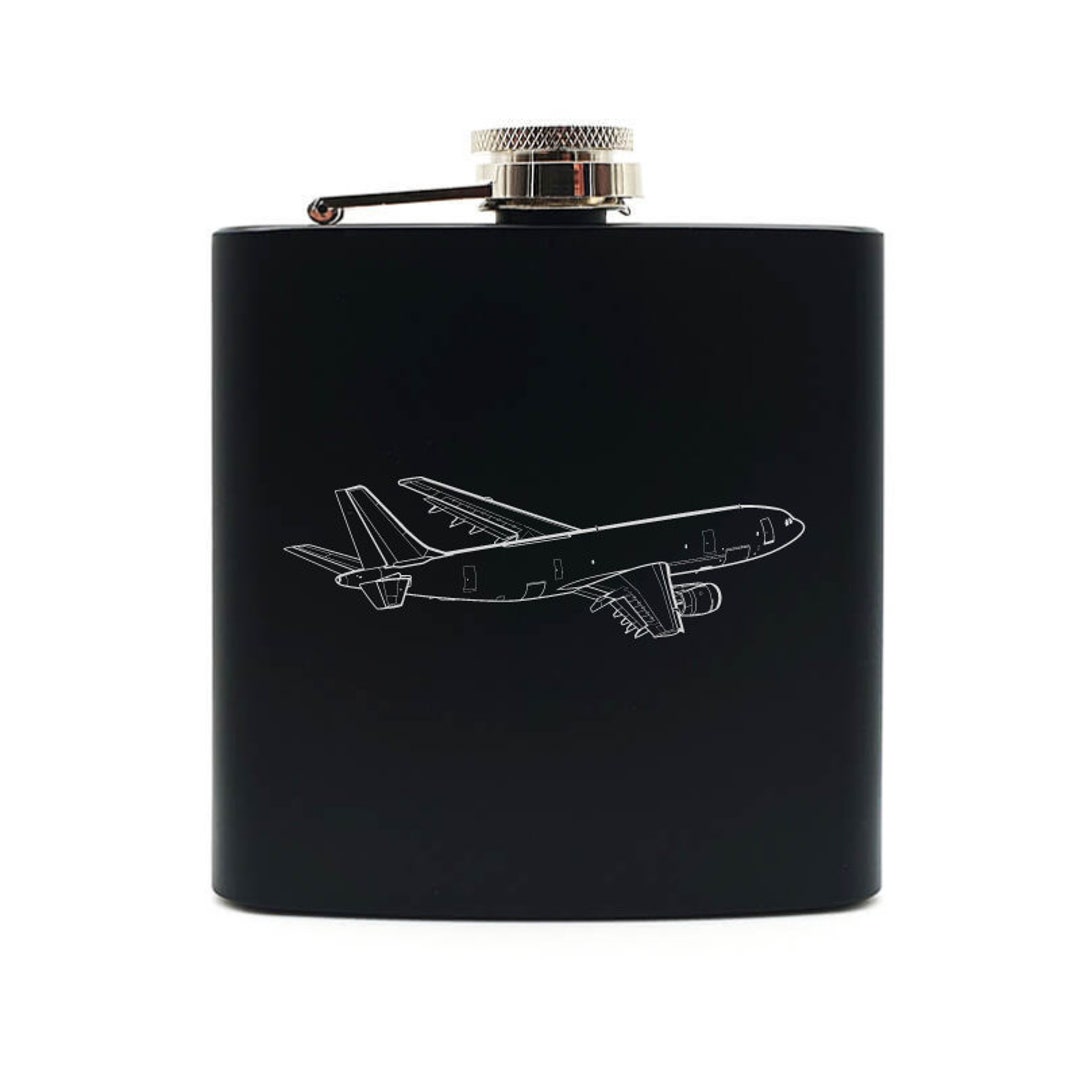 Personalised Airbus A300 Cargo Aircraft Hip Flask - 6oz- Stainless ...