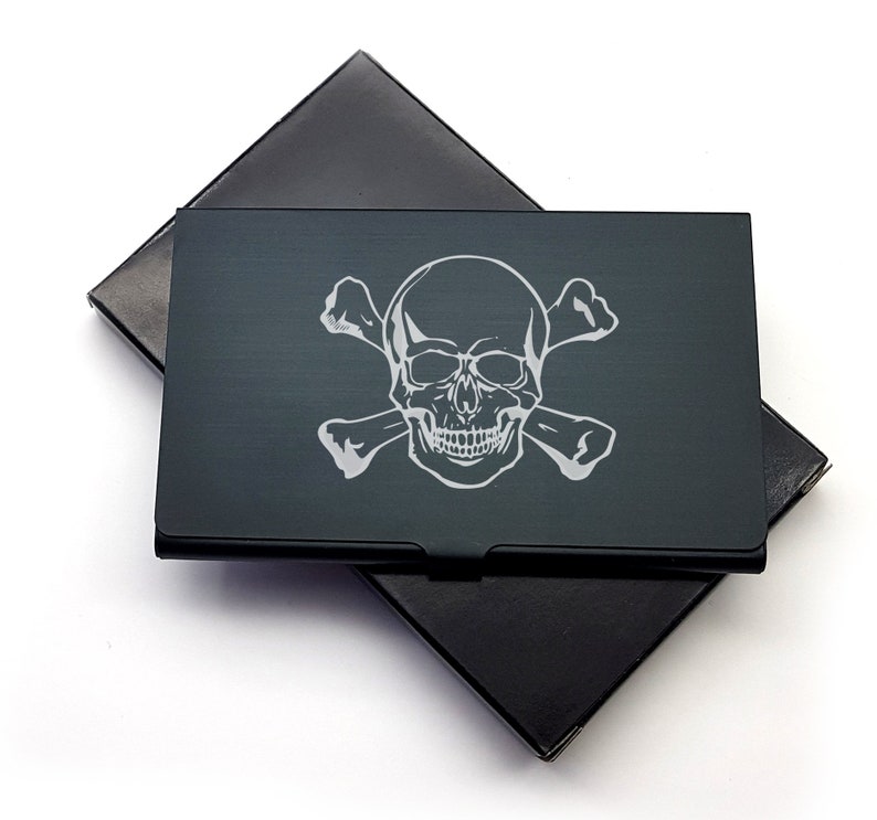 Gothic Emo Skull Crossbones Black Credit Debit Business Card - Etsy