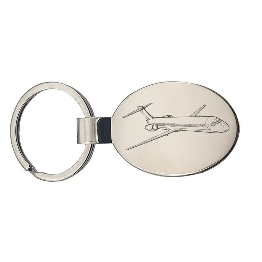Personalised Boeing 717 Aircraft Keyring - Choose Design - Pilot ...