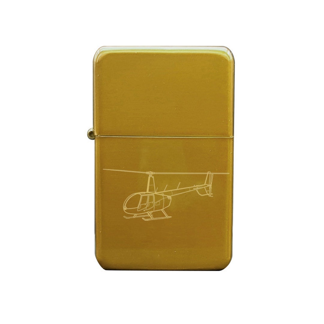Premium Robinson R44 Helicopter Star Brass Coated Cigarette Lighter 5 ...
