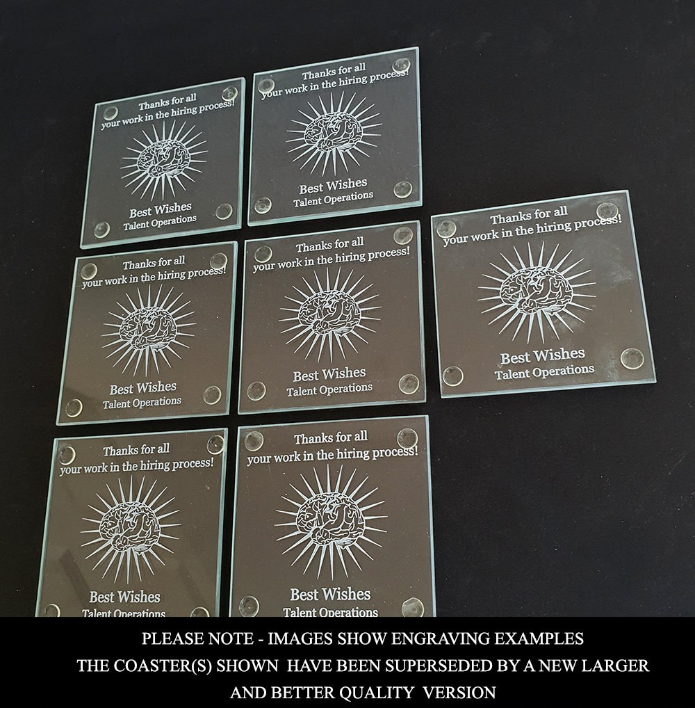 Personalised Glass Brain Coaster Super Gift Idea for Doctors - Etsy UK