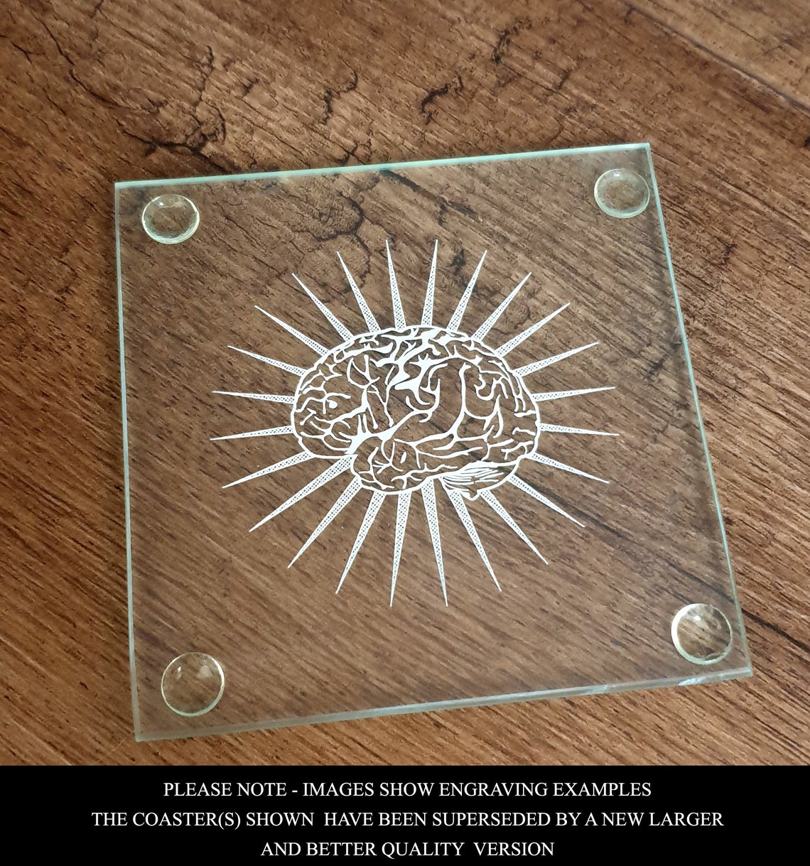 Personalised Glass Brain Coaster Super Gift Idea for Doctors - Etsy UK