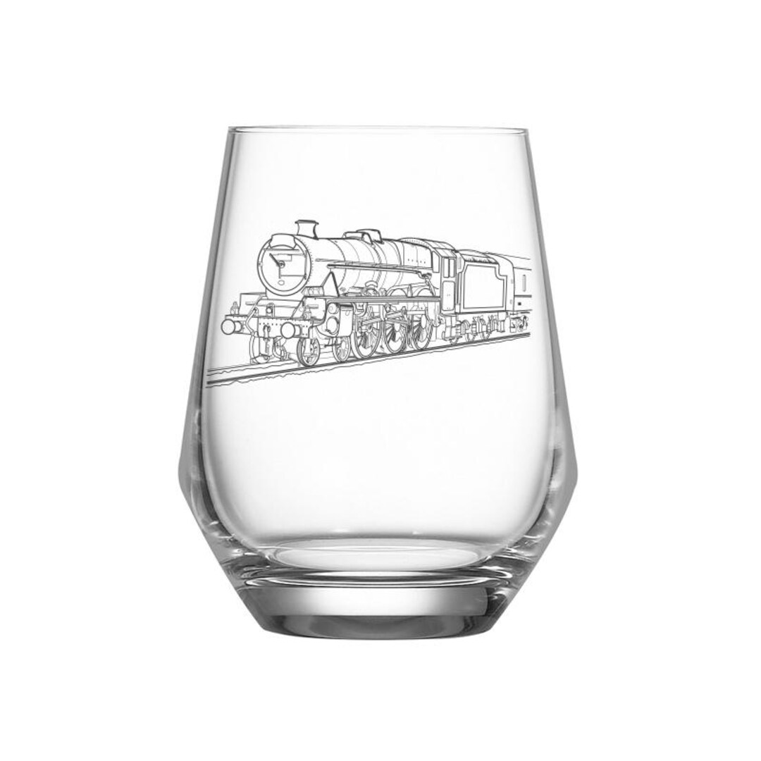 Vintage Steam Train Locomotive Glass | Tumbler, Beer, Wine Glasses ...
