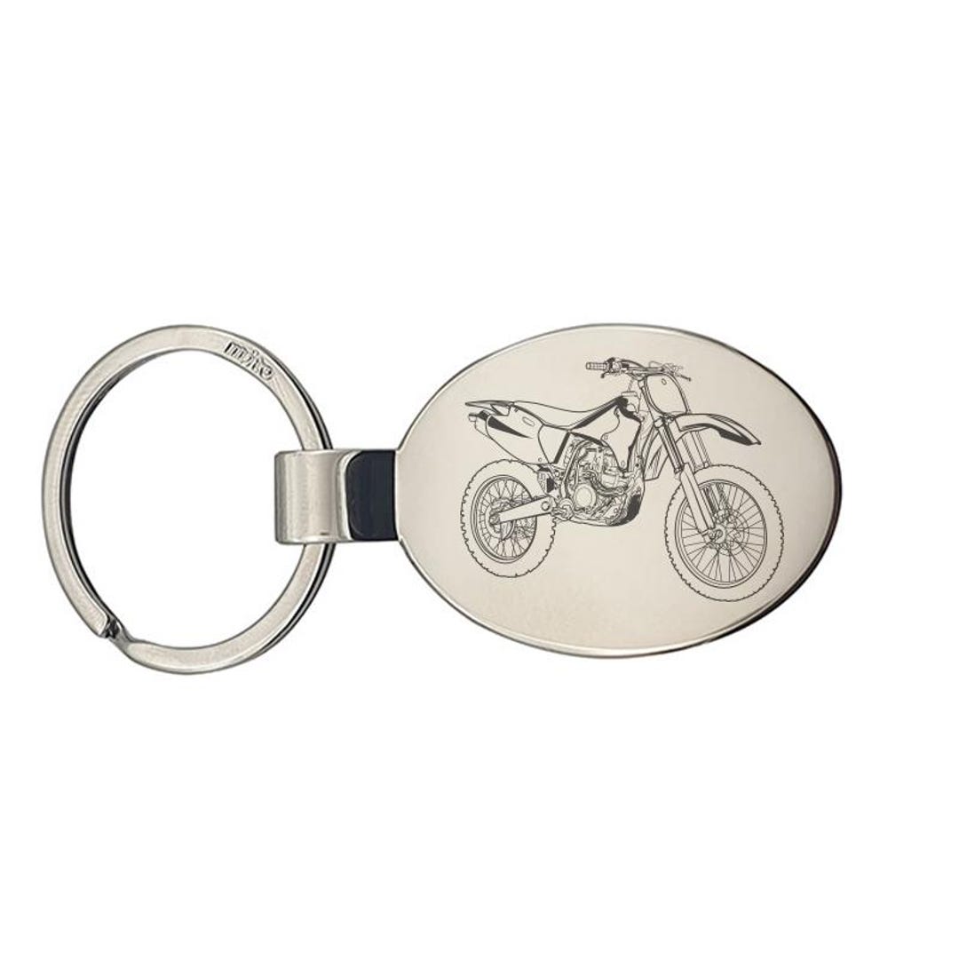 Personalised Dirt Bike Motorcycle Keyring - Choose Design - Motocross ...