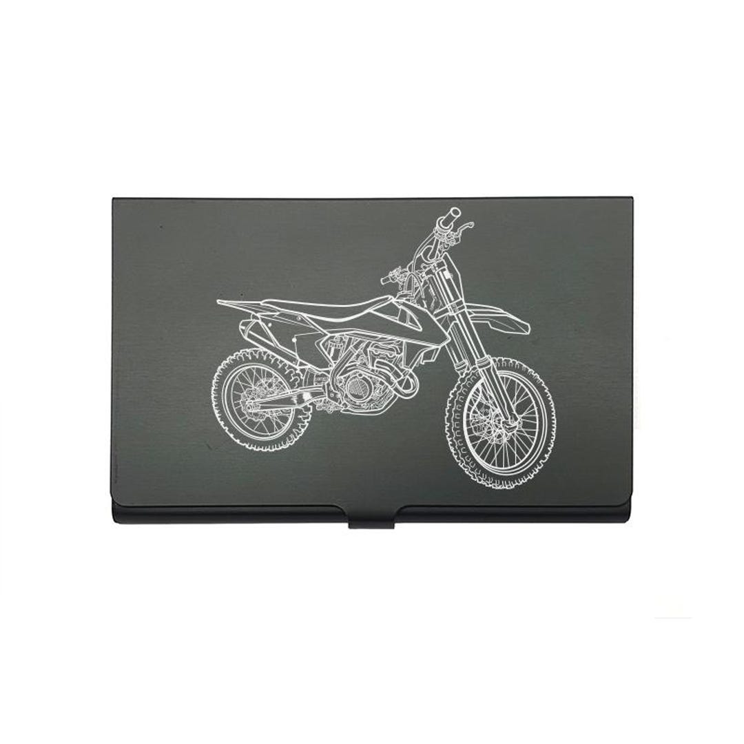 KTM SFX 350 Motorcycle Card Holder – Offroad Touring Biker Gift, Sales ...
