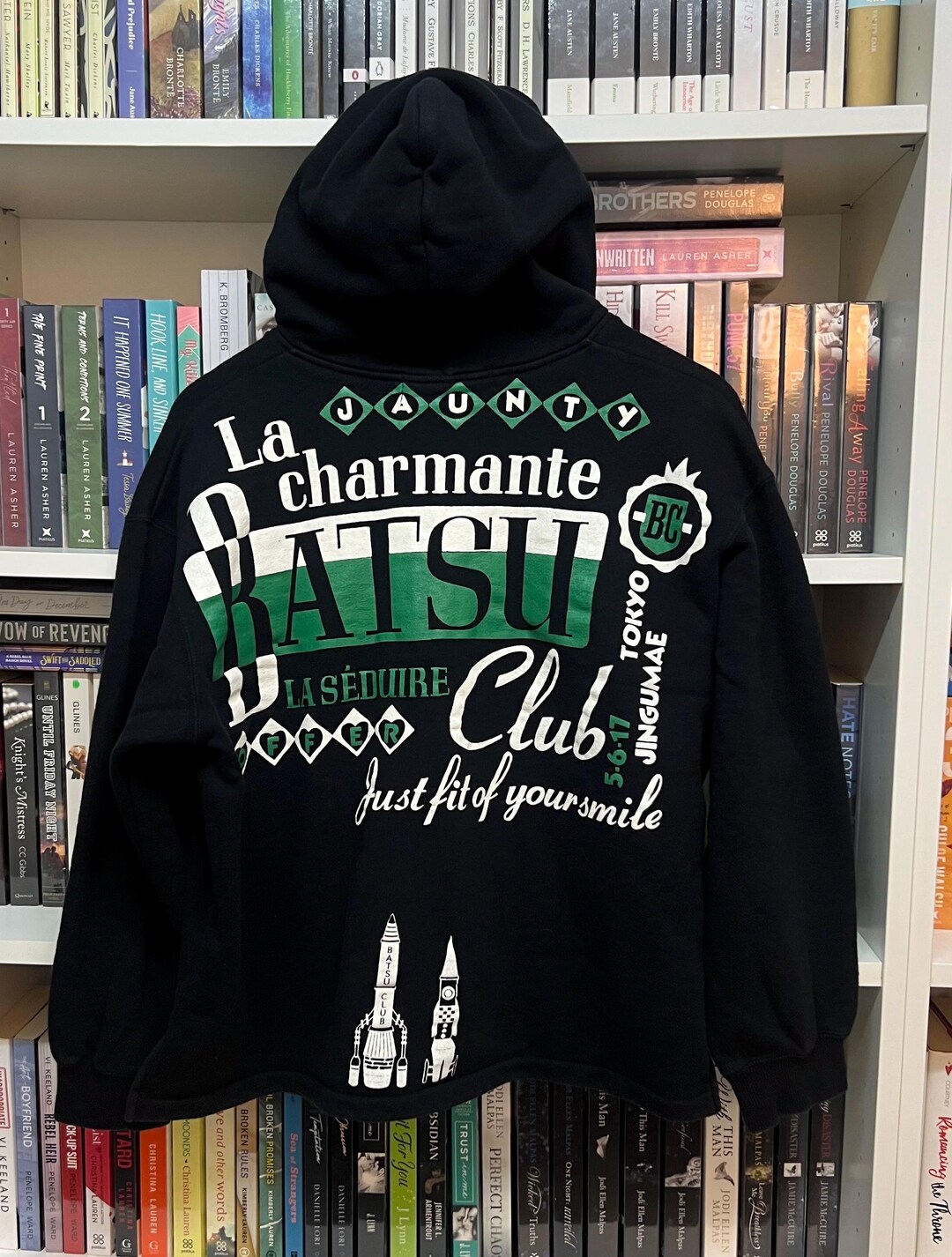 Vintage Batsu Club Japan Cropped Zipper Hoodie - Etsy