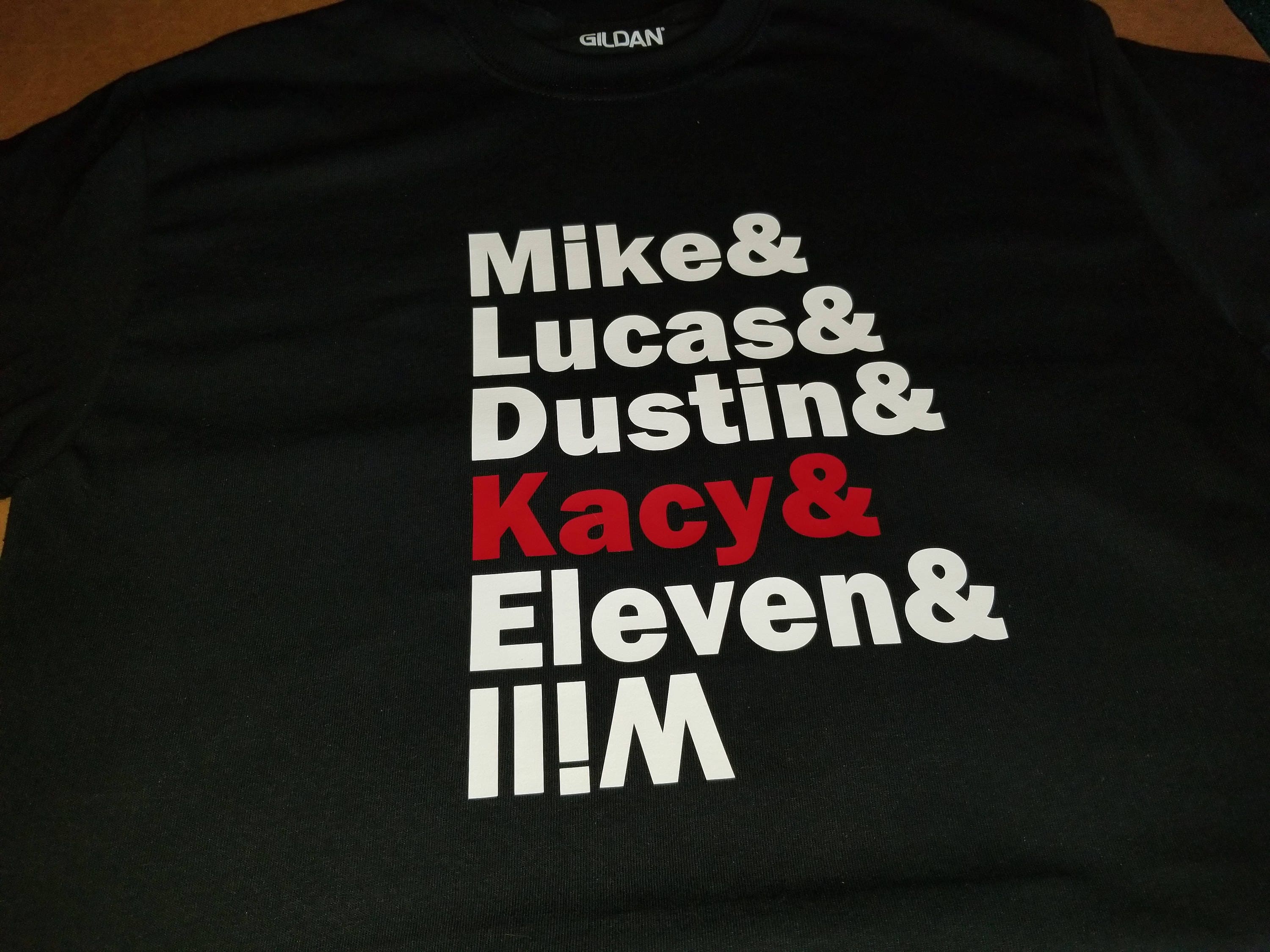 Stranger Things Custom Name Tee - Etsy