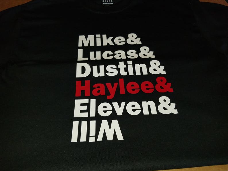 Stranger Things Custom Name Tee - Etsy