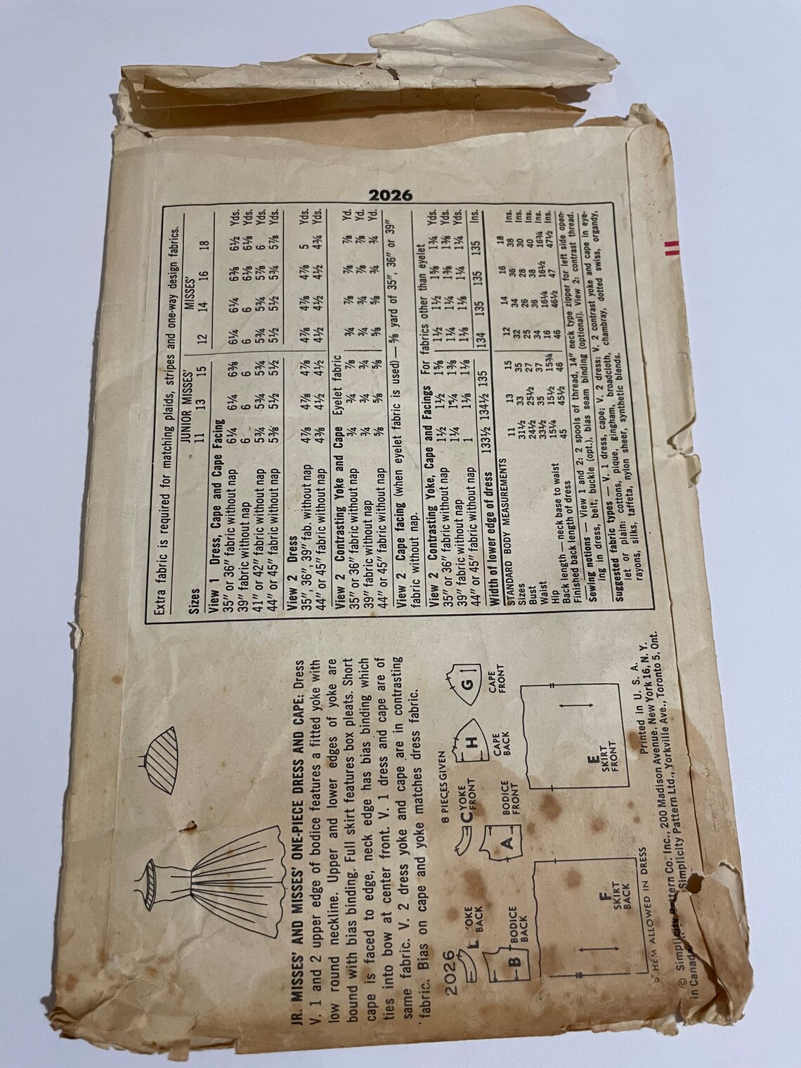 Simplicity Vintage 50s Dress Pattern, 2026, Size 11 - Etsy