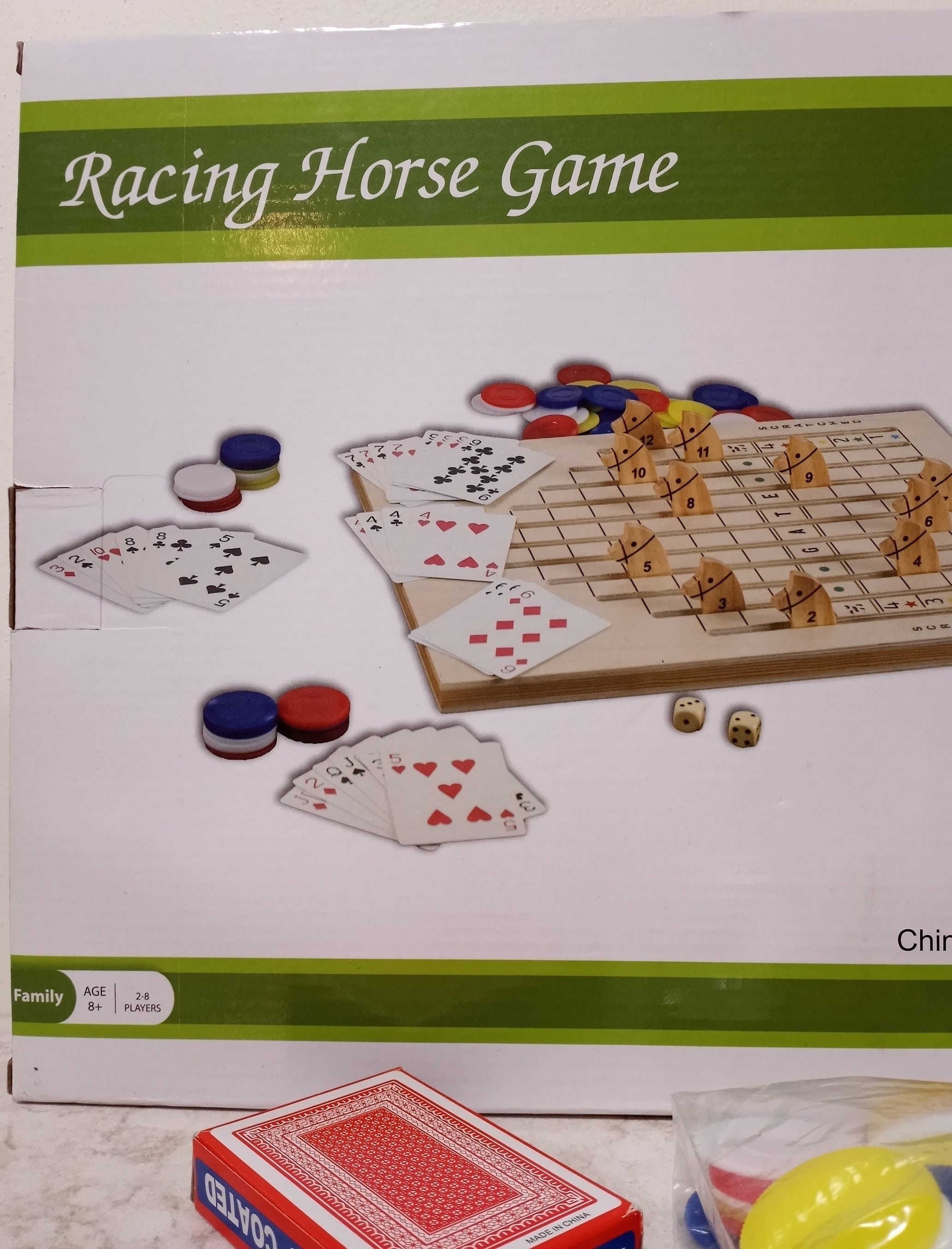 Racing Horse Game. 3-dimensional Horse Racing Board Game for Unlimited ...