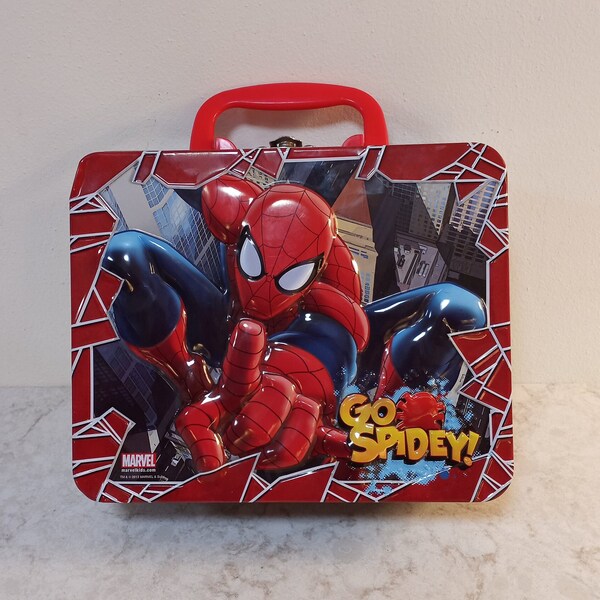 Spiderman Lunch Box - Etsy