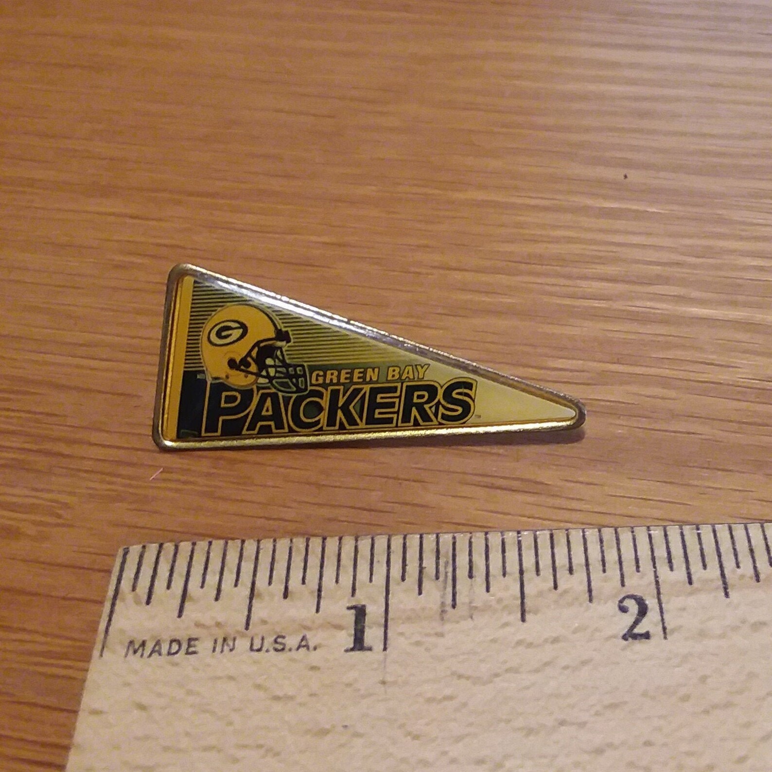 Green Bay Packers Pin From the 1990s. Classic Pennant Shape. | Etsy