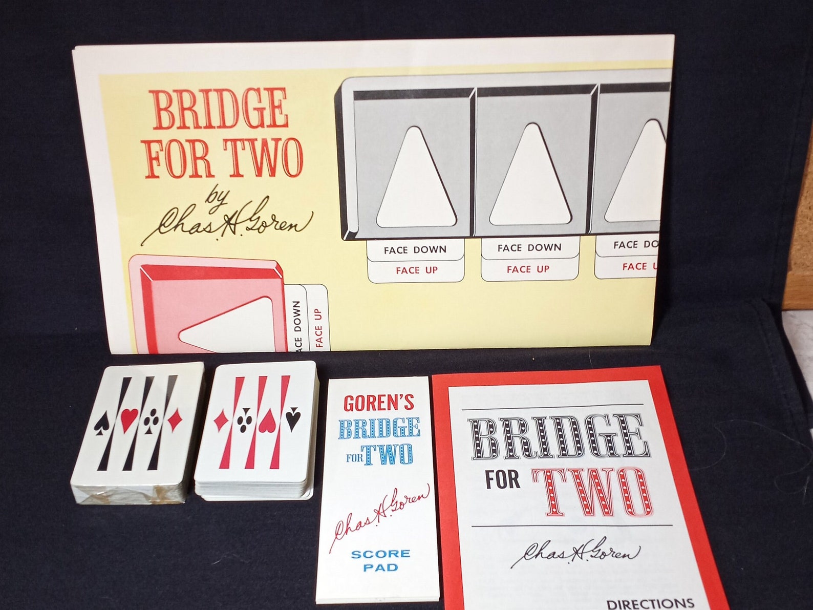 Bridge for Two Card Game. Chas. H. Goren's Bridge for Two, Fine Edition ...