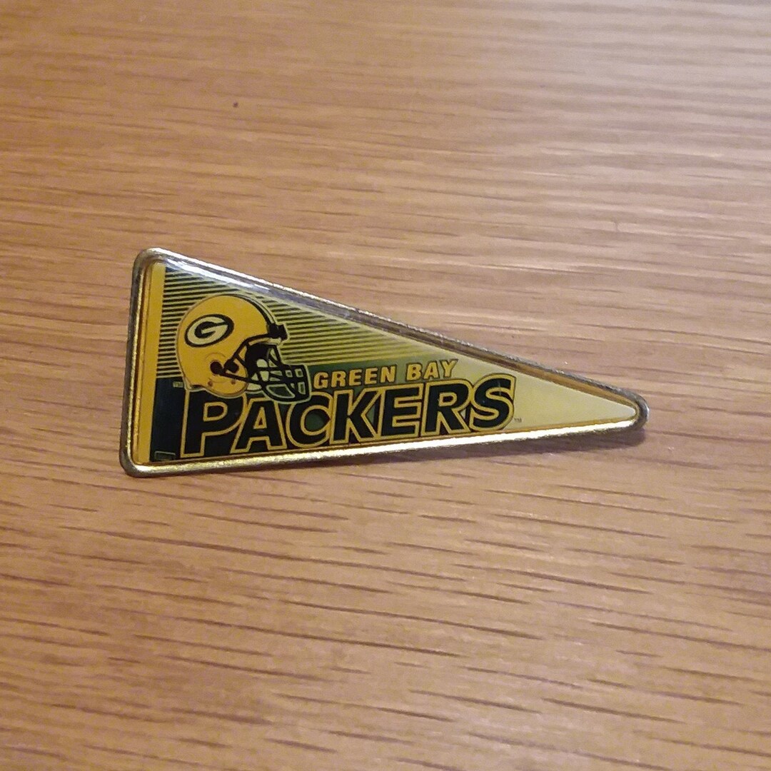 Green Bay Packers Pin From the 1990s. Classic Pennant Shape. - Etsy