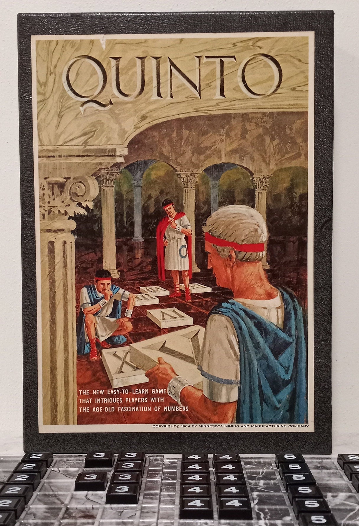 Quinto Numbers Game. Vintage Quinto the Game of Fives. c - Etsy