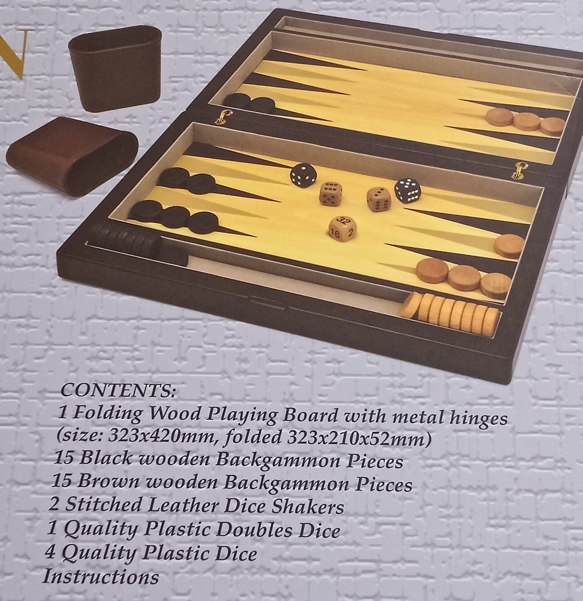 Deluxe Backgammon Game, Premier Classic Games Collection. Like-new ...