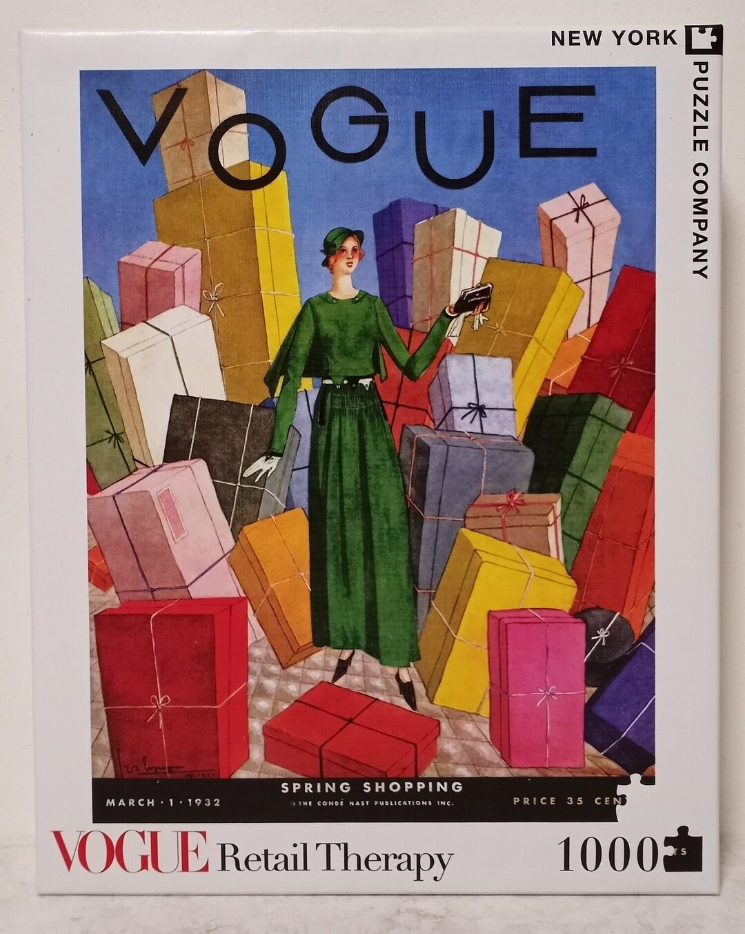 Vogue Magazine Jigsaw Puzzle, "retail Therapy," March1, 1932 Issue ...