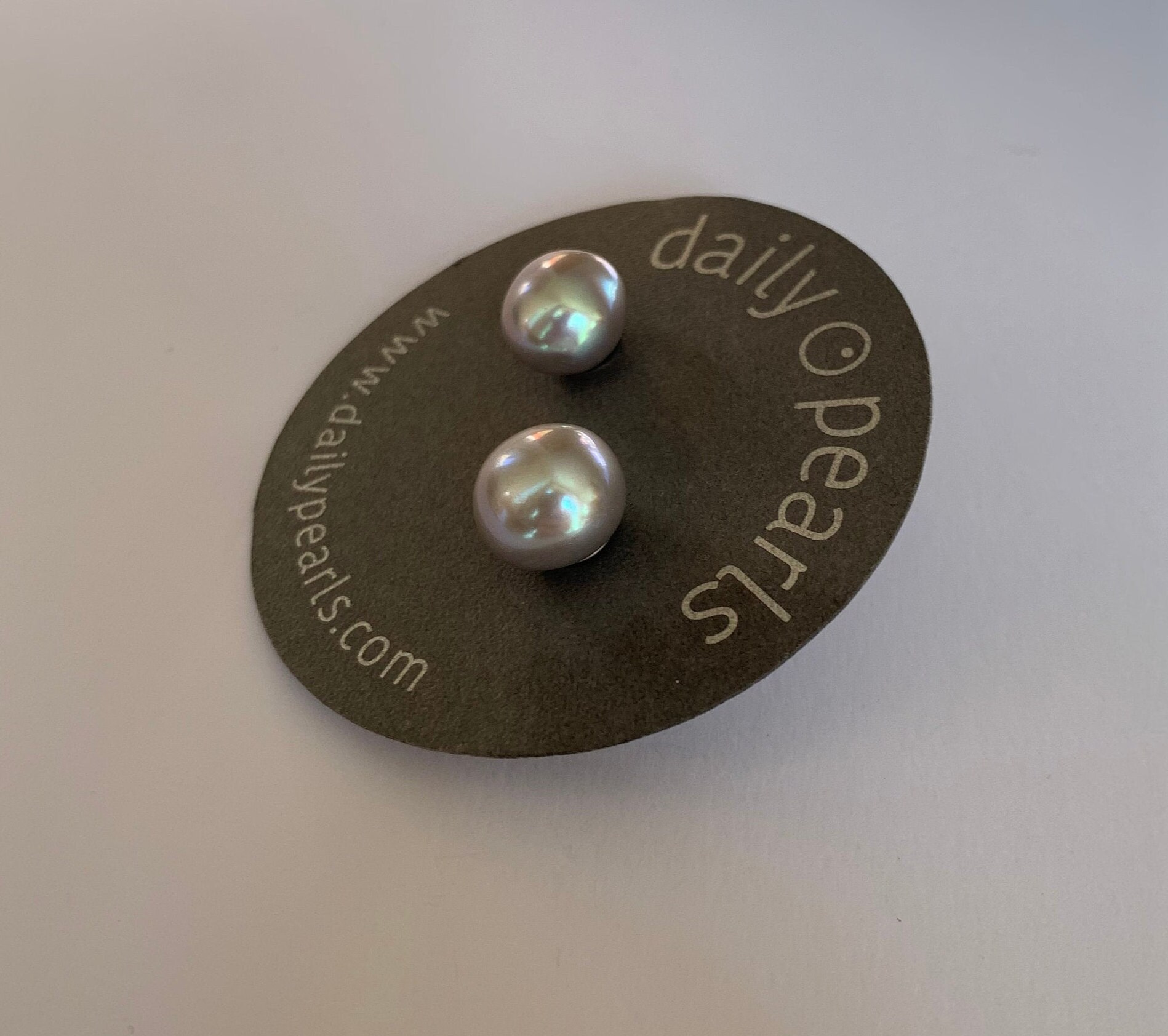11mm Grey Baroque Freshwater Pearl Studs, Statement-Worthy, On-Trend ... 11mm Grey Baroque Freshwater Pearl Studs, Statement-Worthy, On-Trend ...