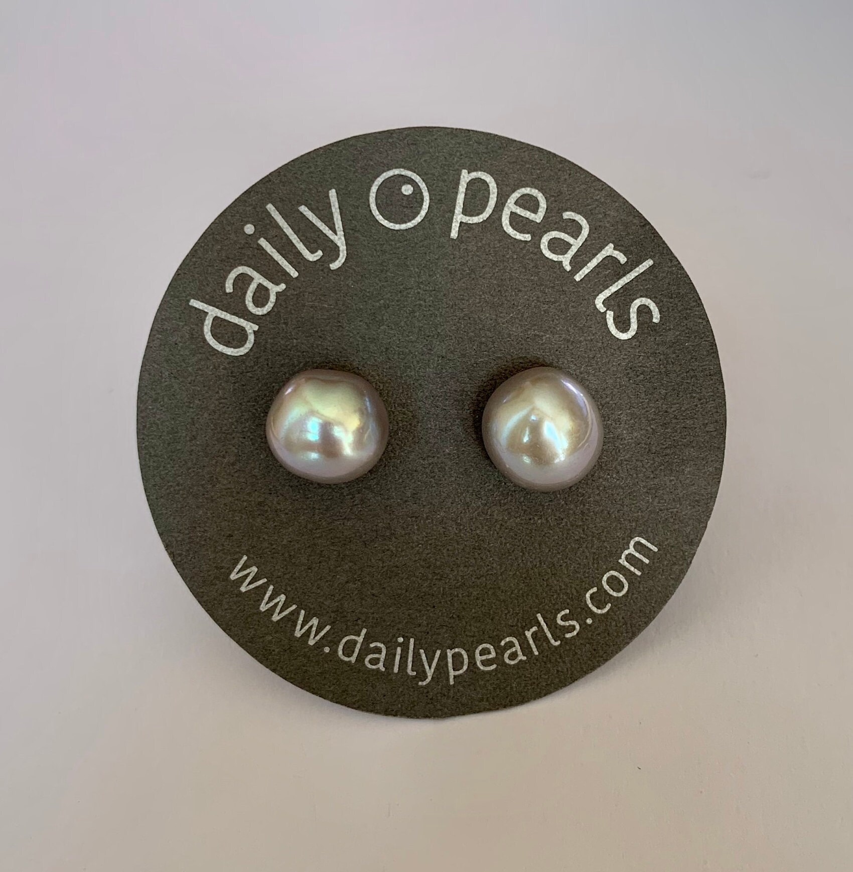 11mm Grey Baroque Freshwater Pearl Studs, Statement-Worthy, On-Trend ... 11mm Grey Baroque Freshwater Pearl Studs, Statement-Worthy, On-Trend ...