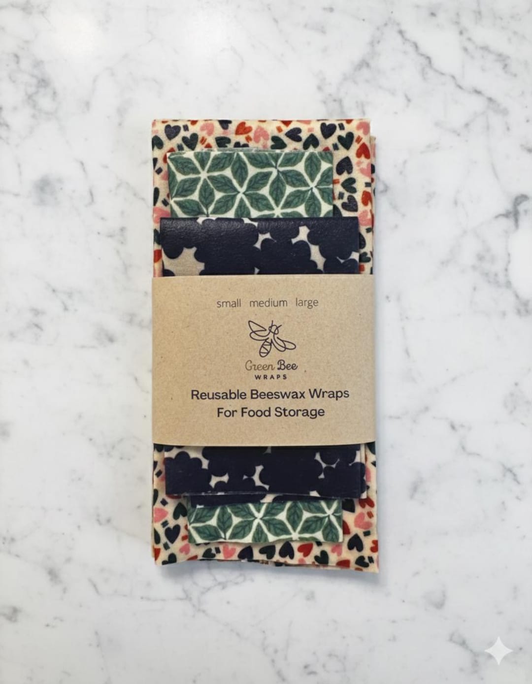 Reusable Beeswax Wraps- Pack of 3 (variety Prints) - Etsy