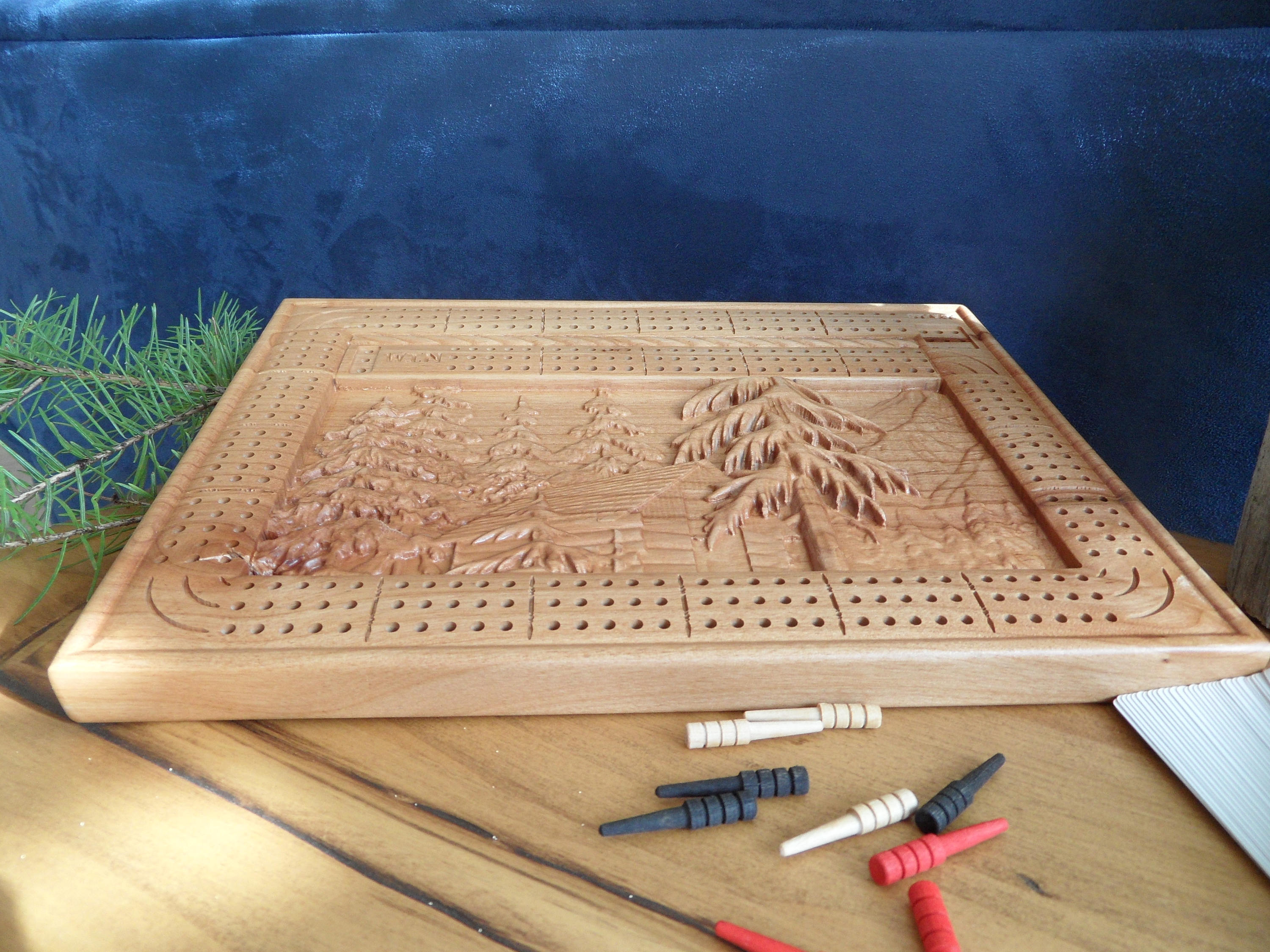 Cabin Cribbage Board - Etsy