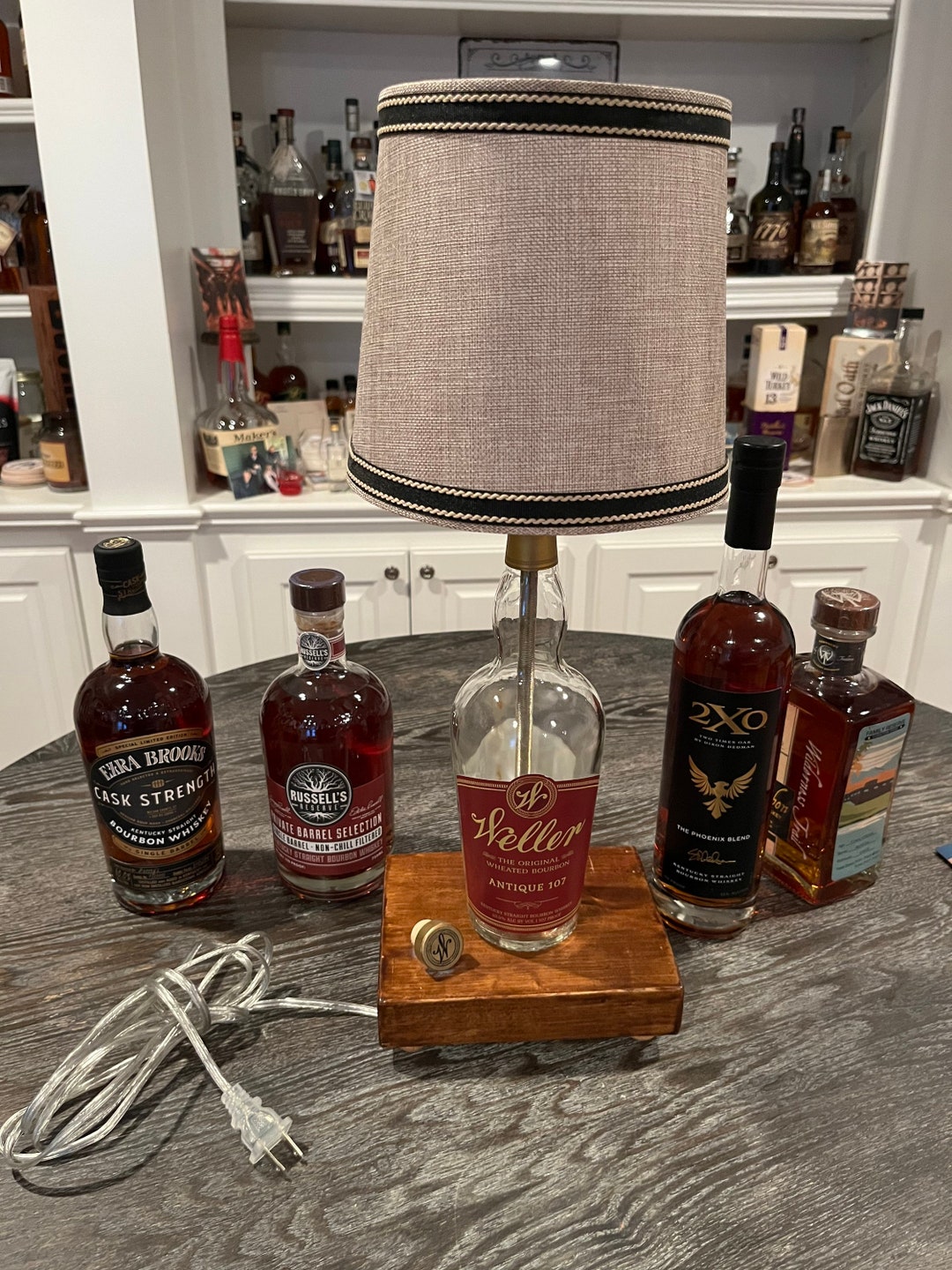 Weller Antique Bourbon Table Lamp - Etsy