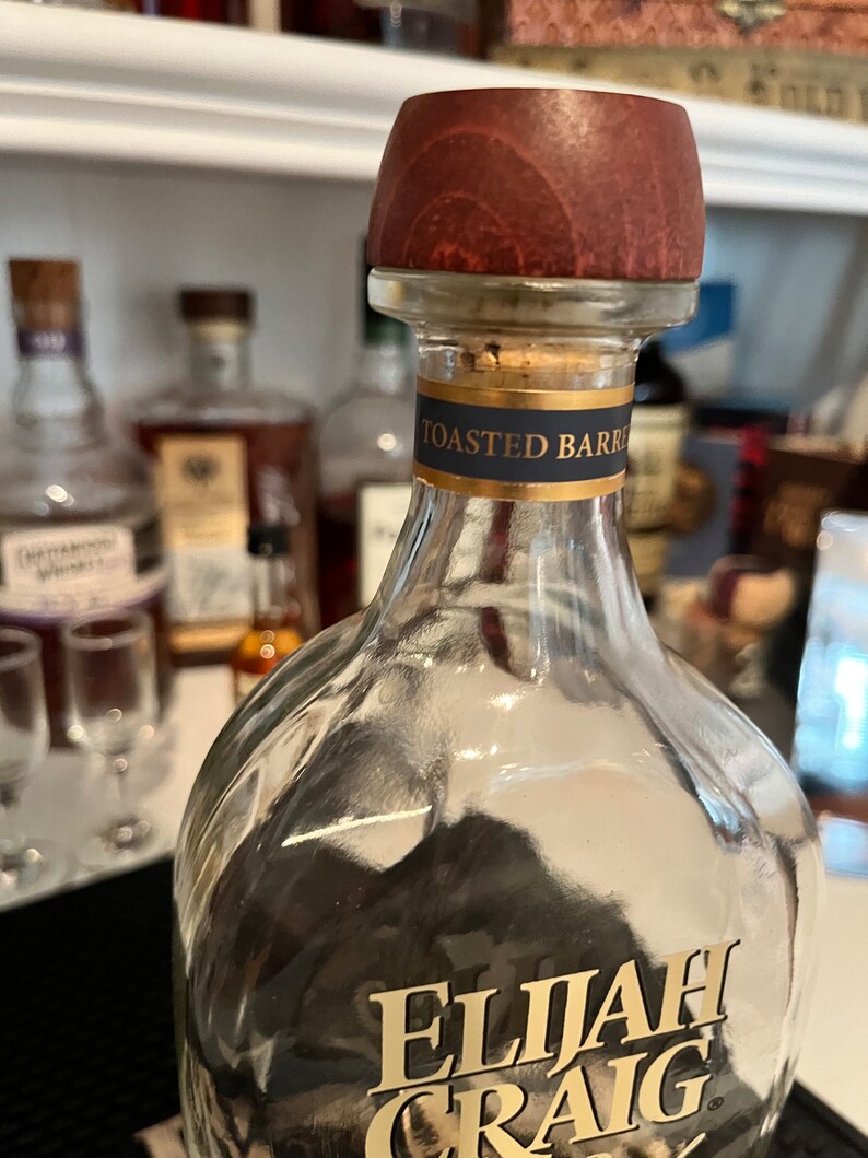 Elijah Craig Toasted Bottle - Etsy