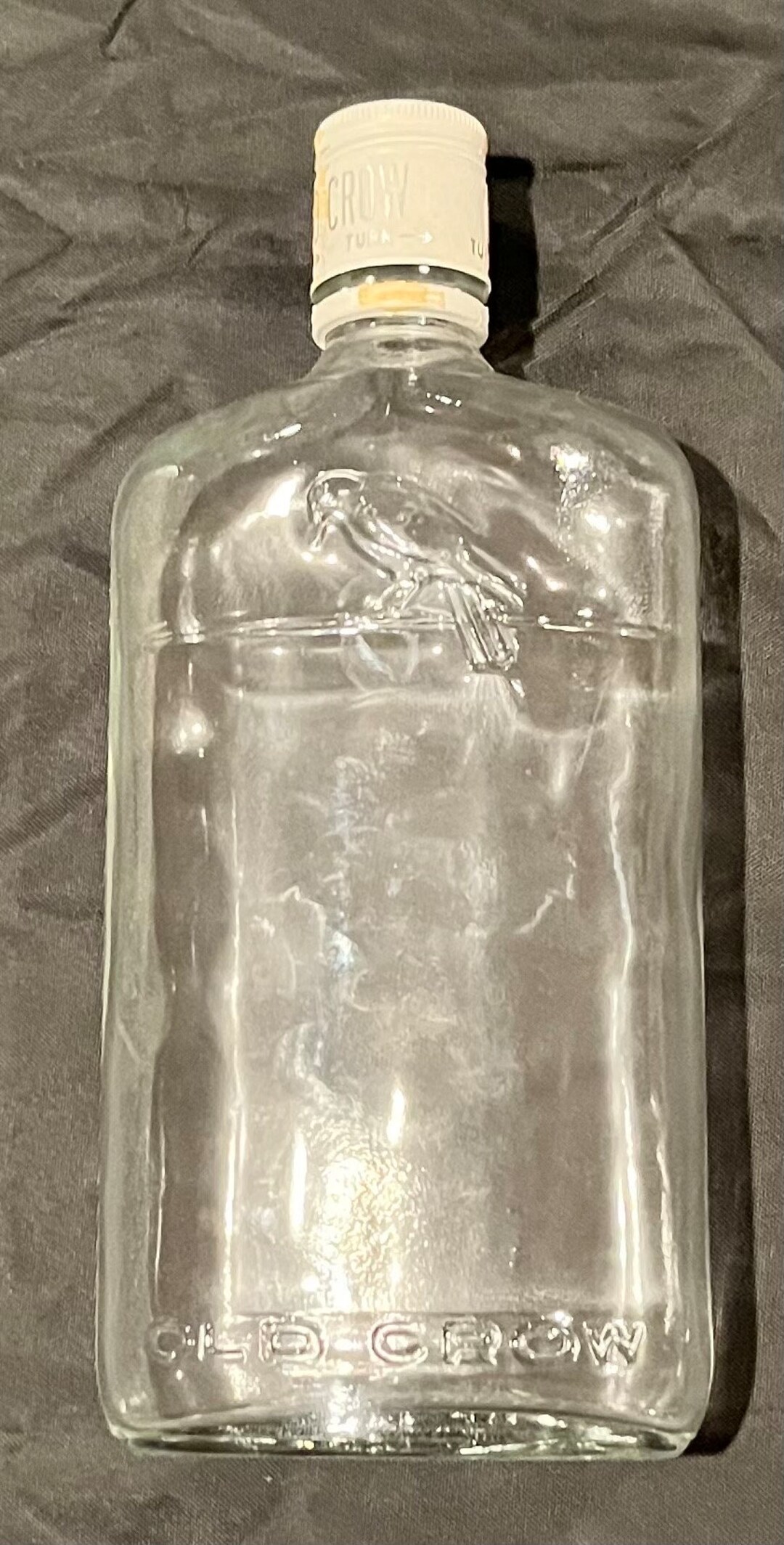 Rare Vintage Old Crow Bottle - Etsy
