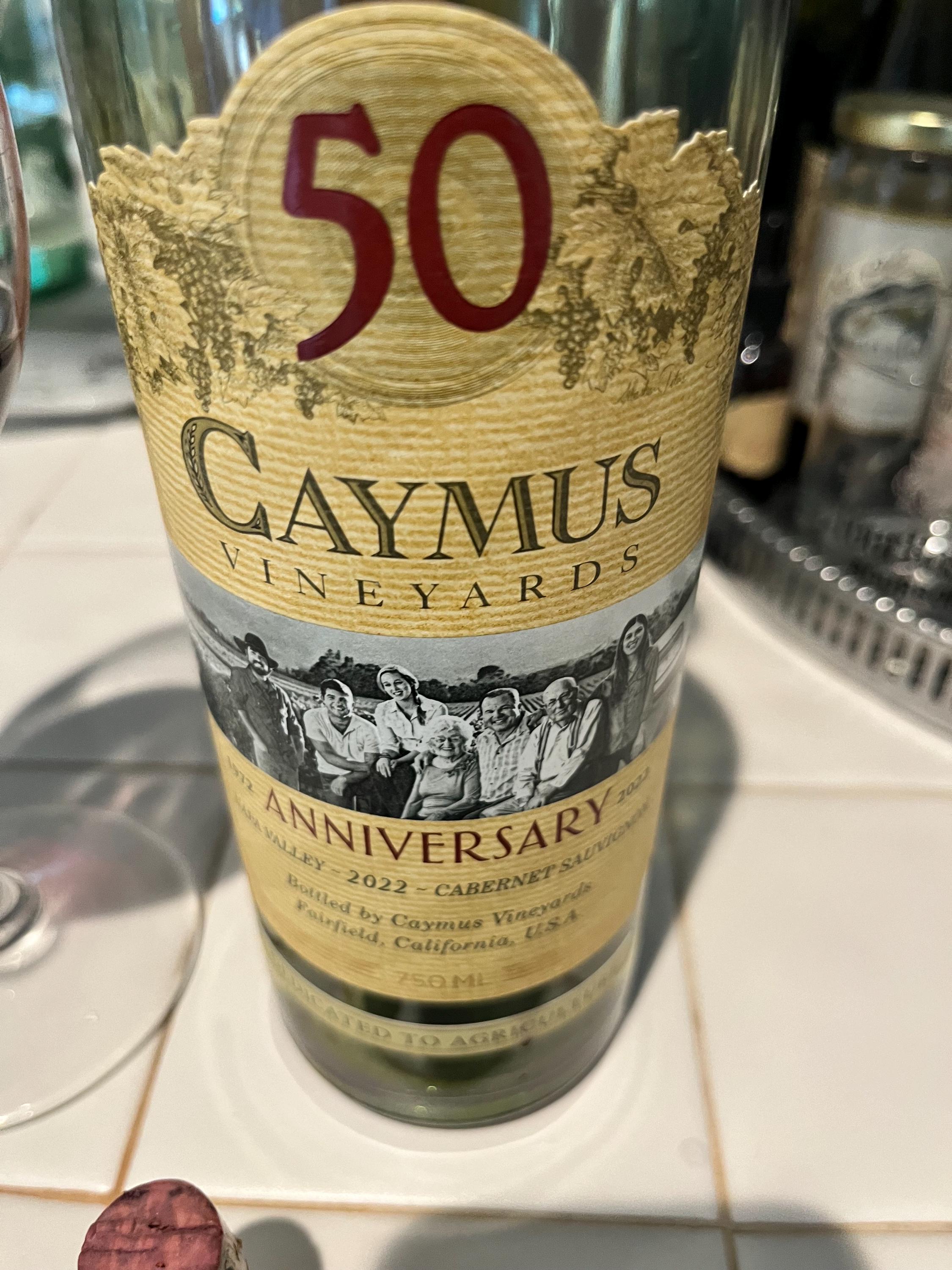 Caymus 50th Anniversary Cabernet Sauvignon- Empty Bottle - Etsy