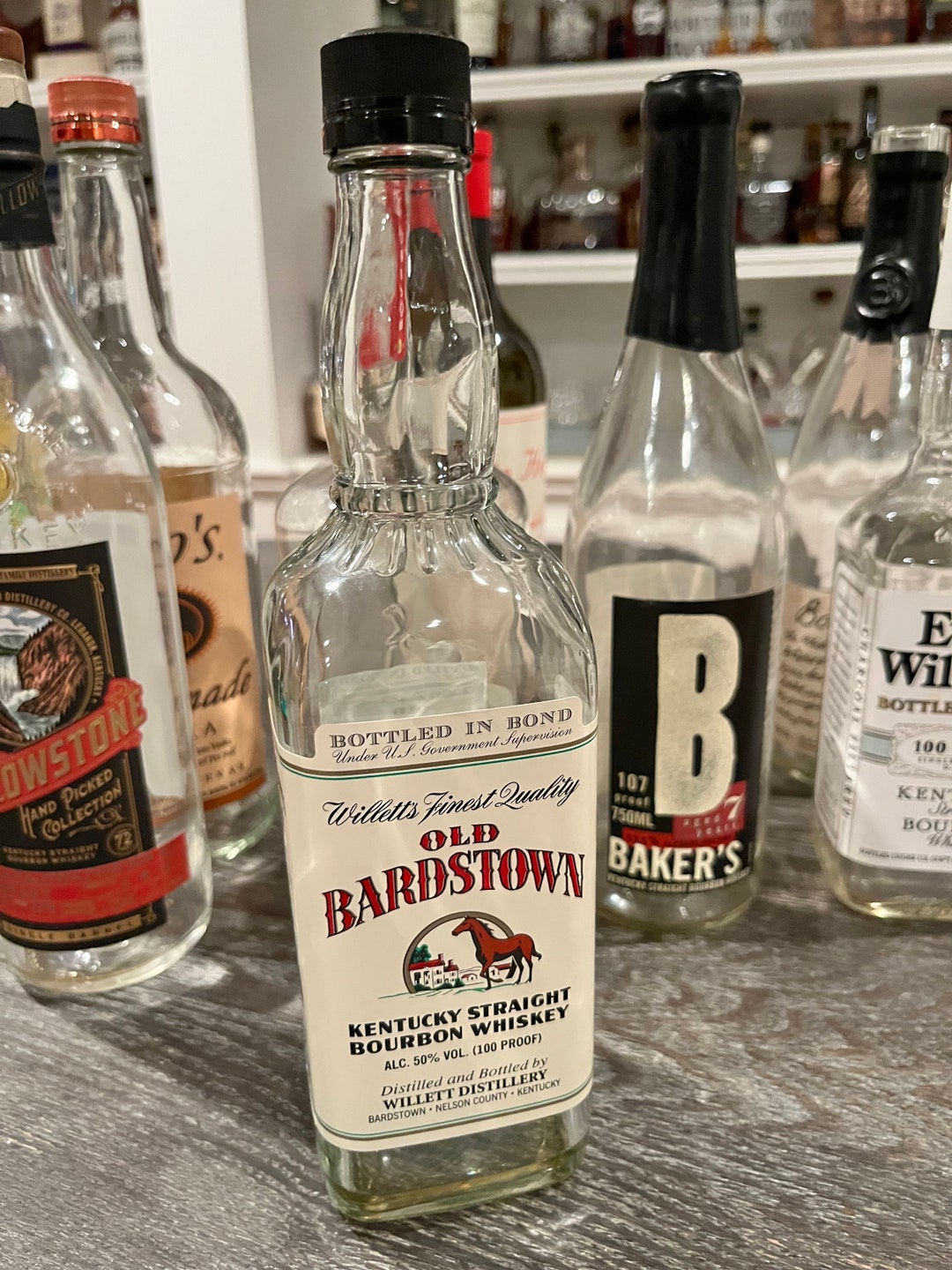 Willett Old Bardstown Bottled-in-bond; Kentucky Only Release - Empty ...