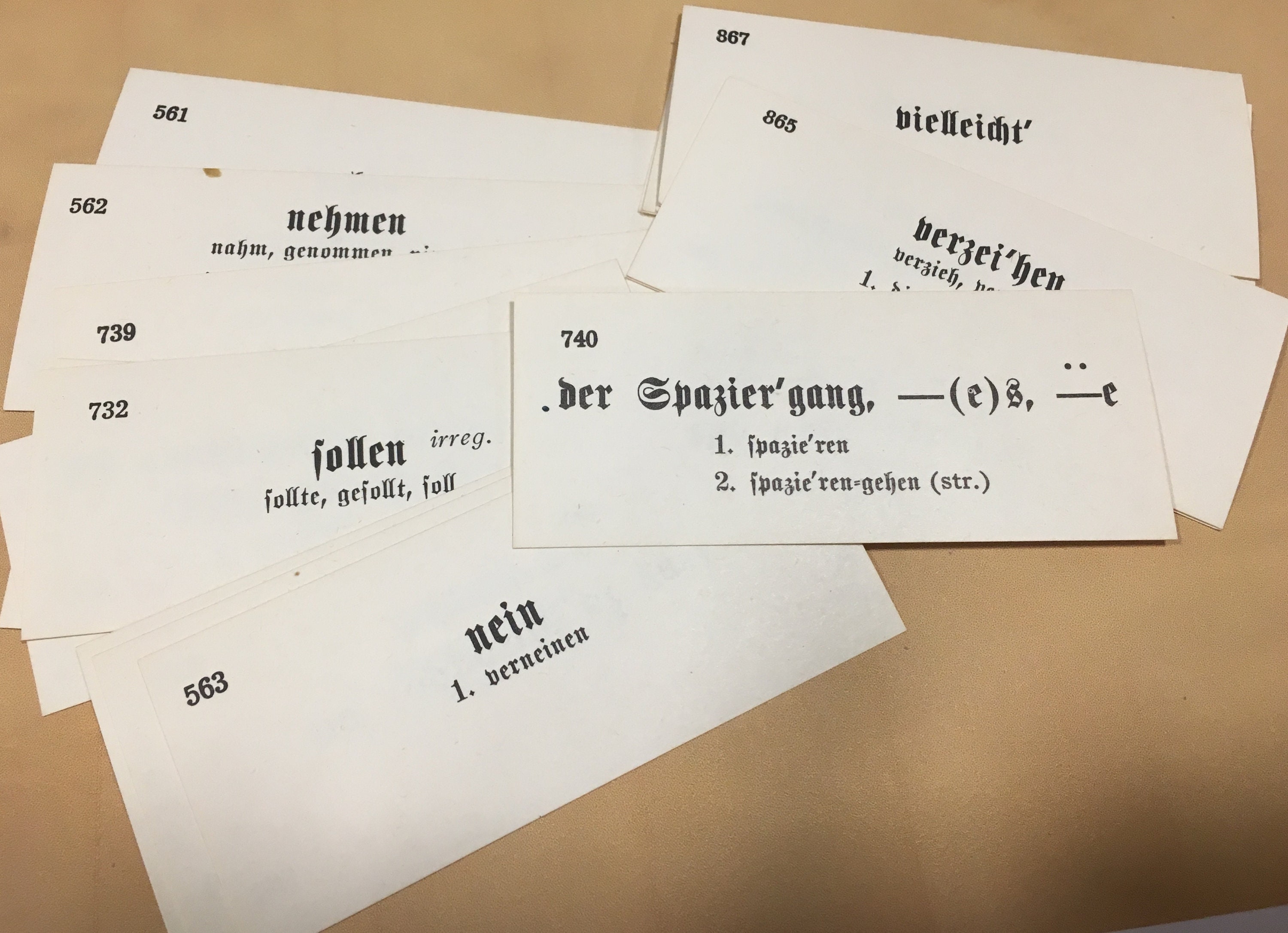 Vintage German Language Cards Ephemera Journal Embellishments ...